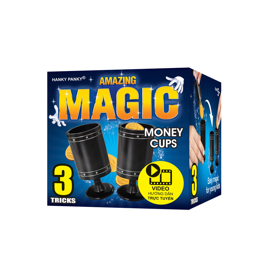 Set of 3 attractive magic tricks with Hanky Panky Glass HP1510