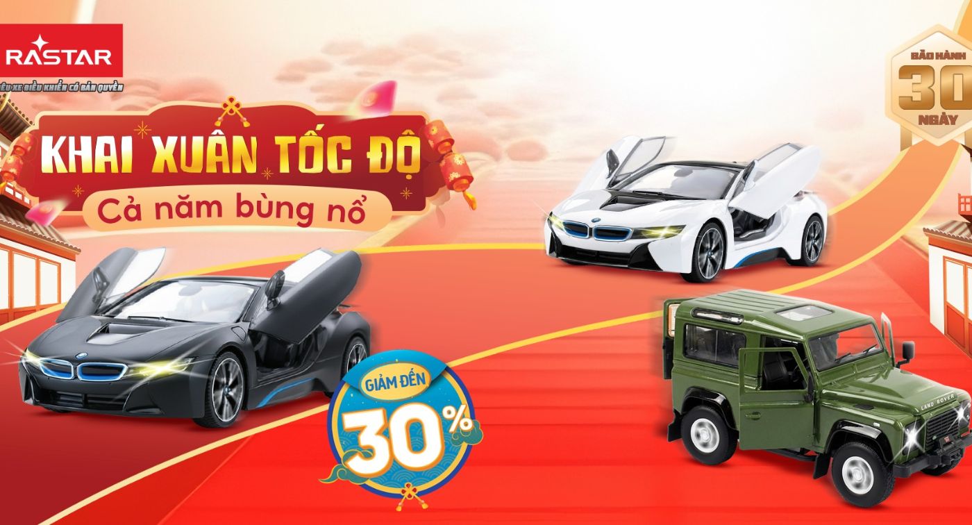 Top 4 xe mô hình Rastar chính hãng cực xịn cho bé