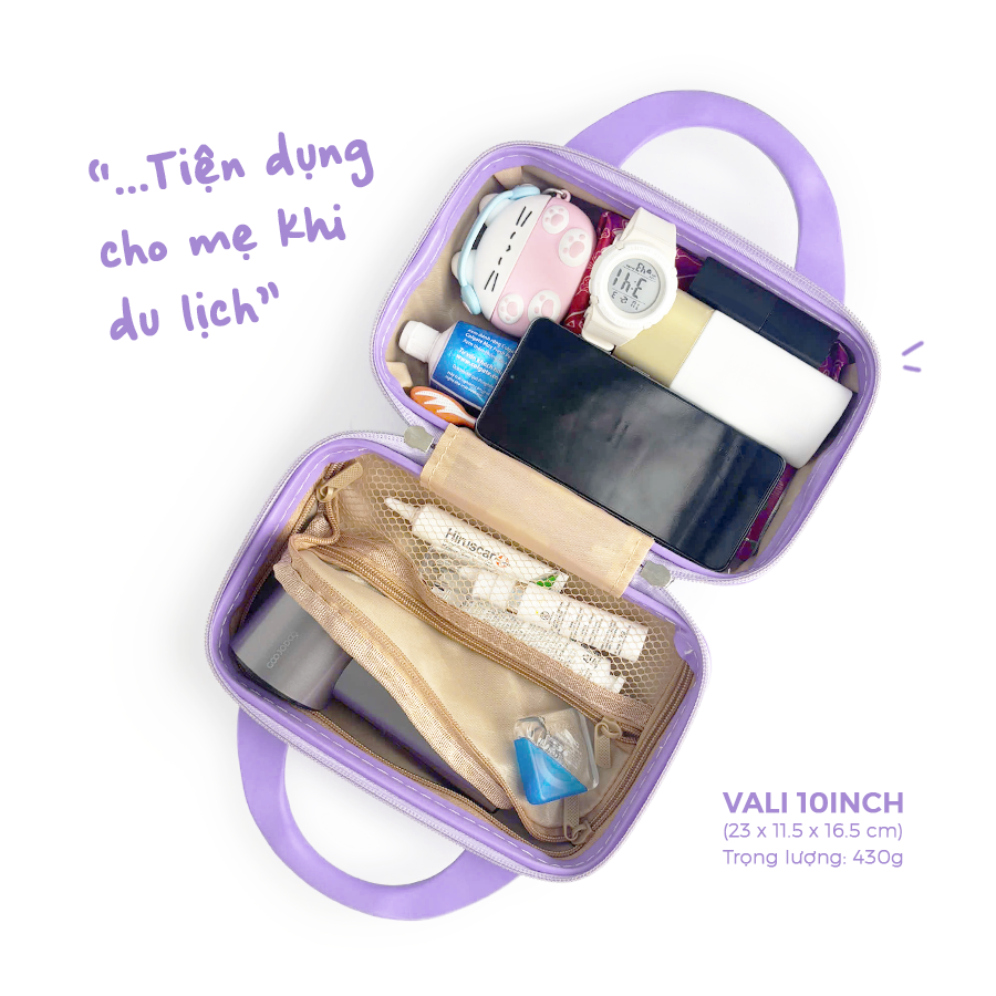 Vali Mini 10 Inch Màu Tím CC CCSC10/PURPLE