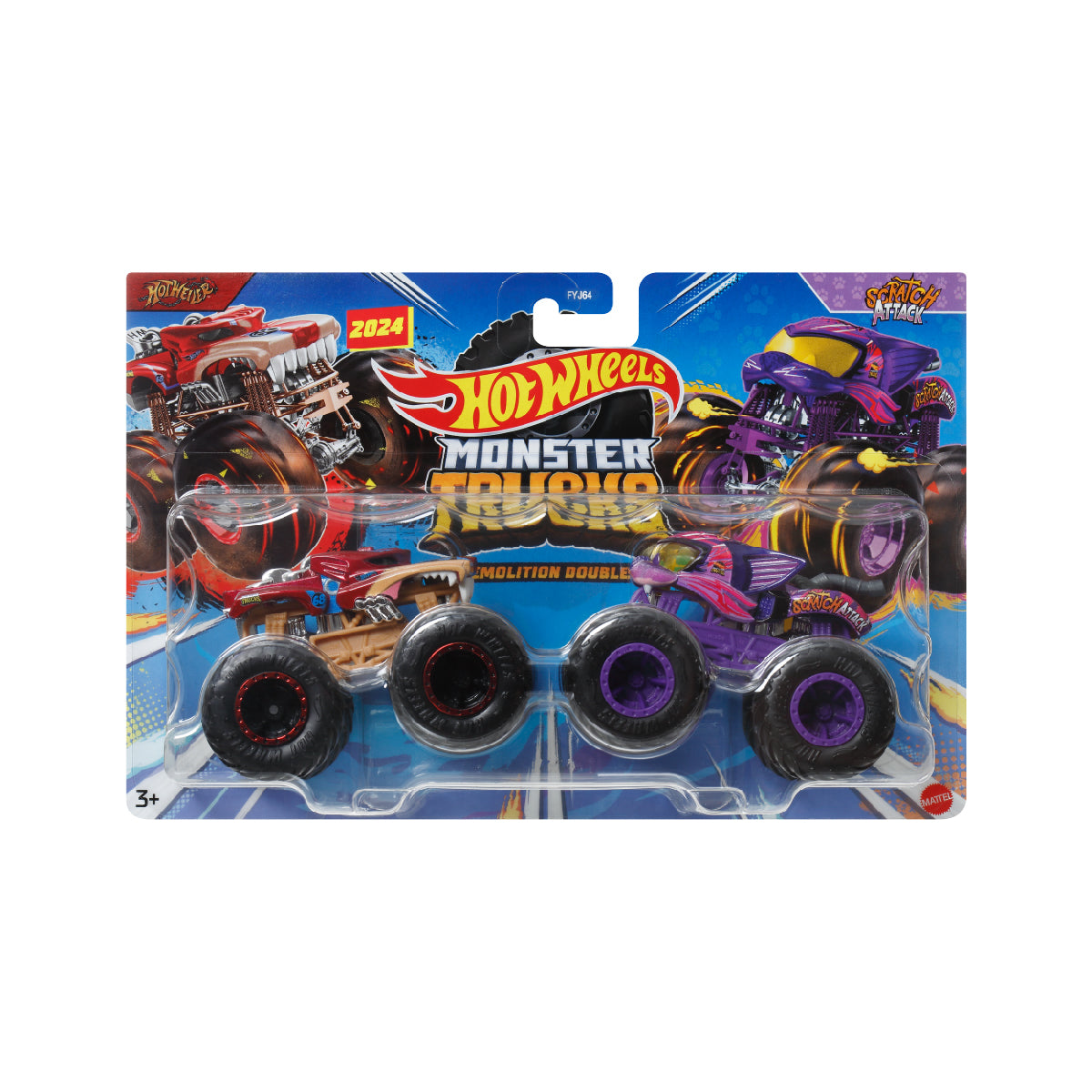 HW Monster Trucks duo HW Monster Trucks duo - Cat&Dog super trucks