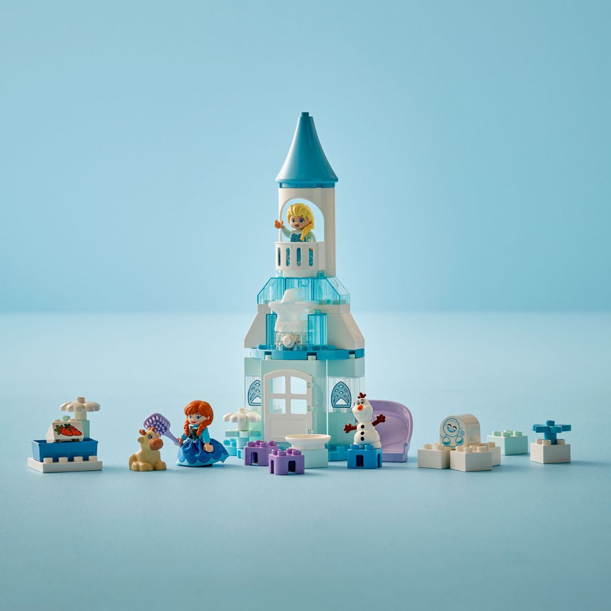Bộ Lắp Ráp Bữa Tiệc Tại Lâu Đài Băng Giá Của Anna Và Elsa LEGO DUPLO 1