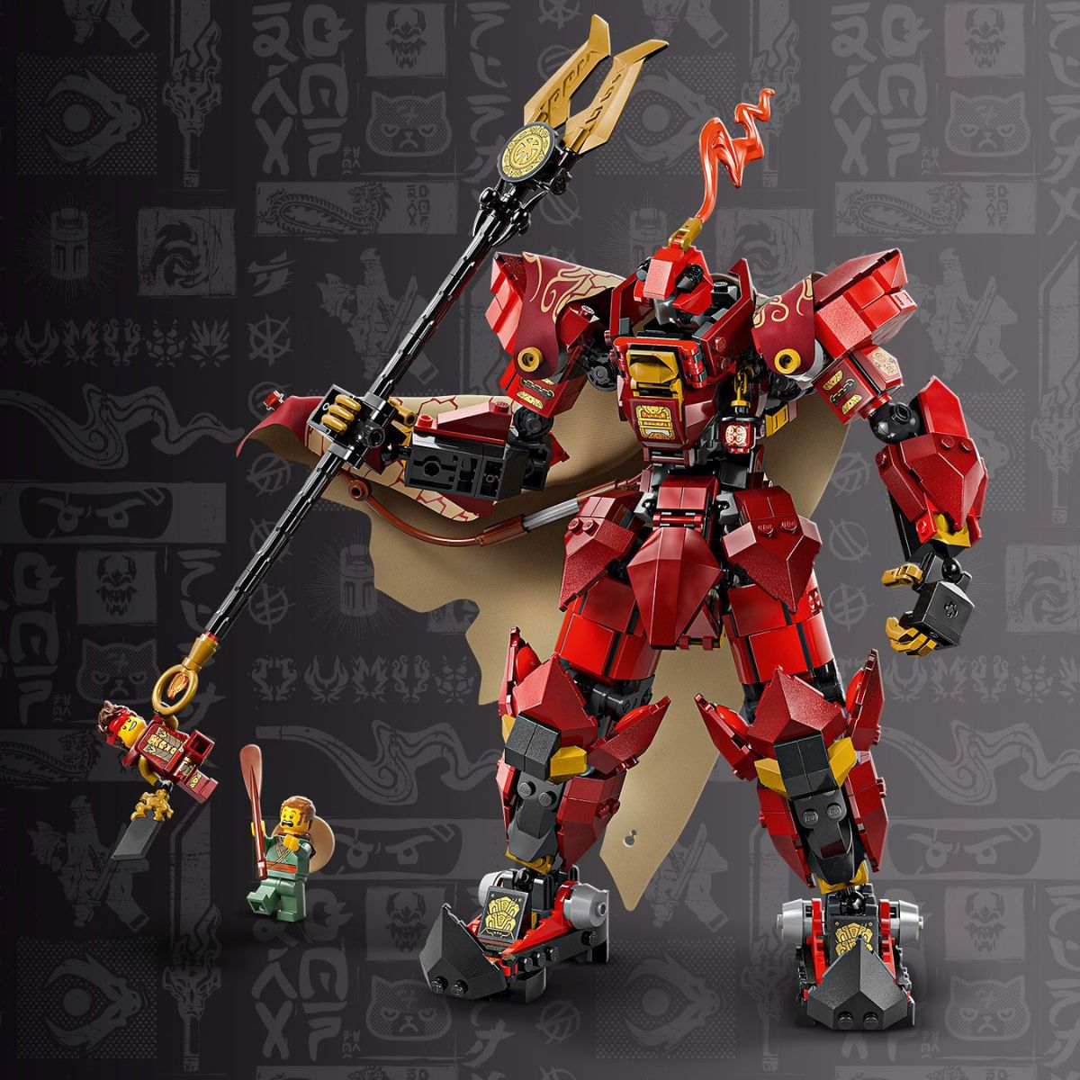 Đồ Chơi Lắp Ráp Chiến Giáp Hiệp Sĩ Lửa LEGO NINJAGO 71846