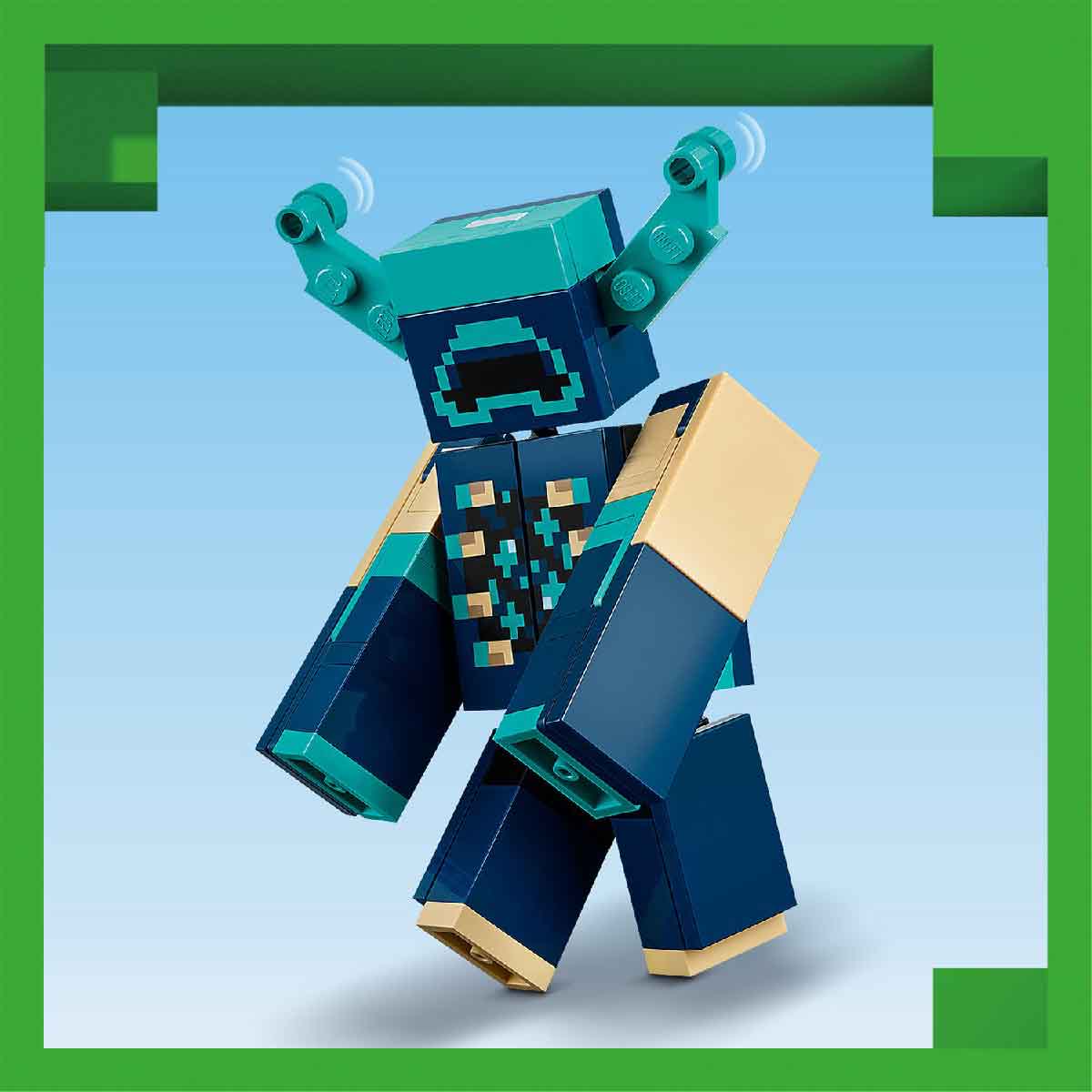 Đồ Chơi Lắp Ráp Cuộc Chạm Trán Warden LEGO MINECRAFT 21274