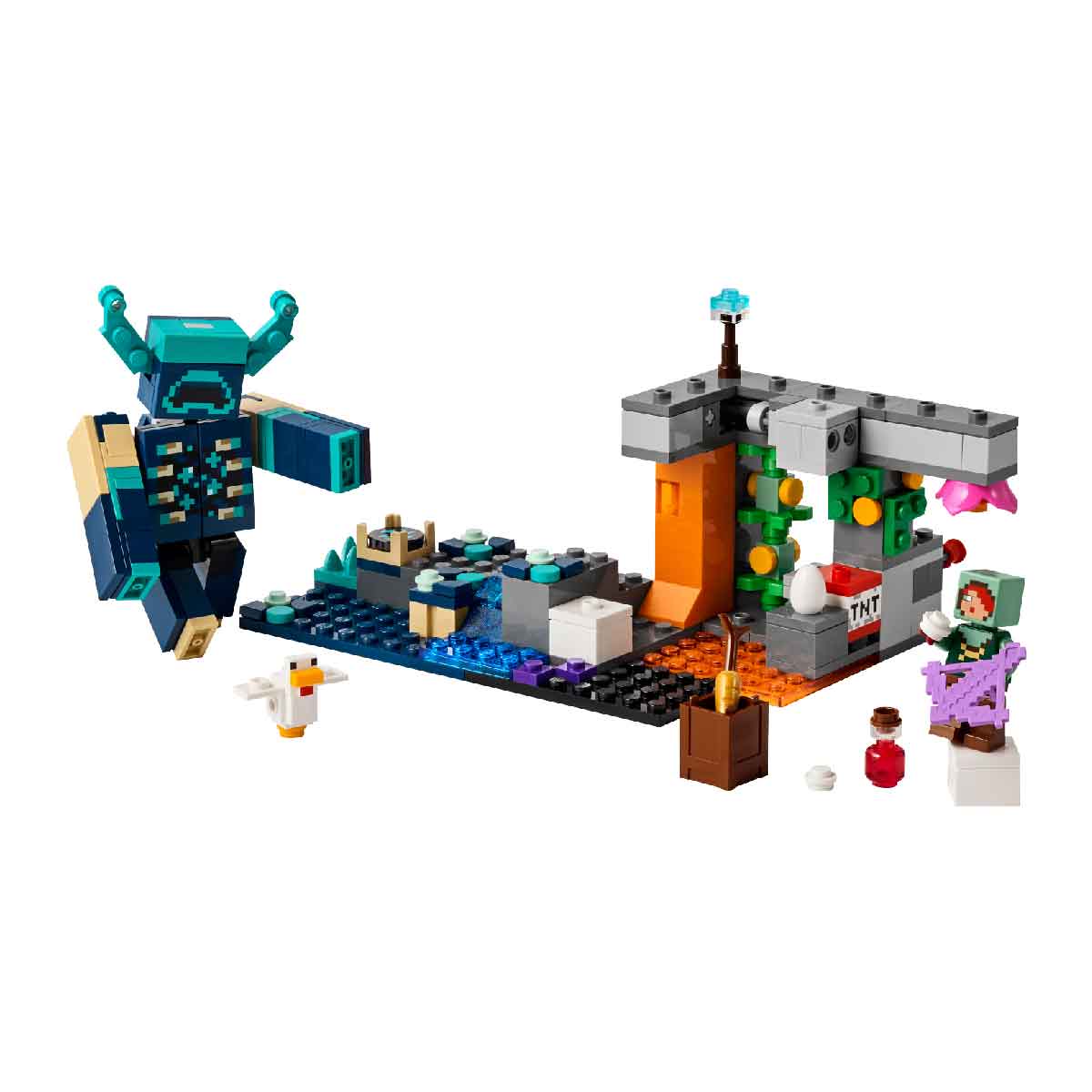 Đồ Chơi Lắp Ráp Cuộc Chạm Trán Warden LEGO MINECRAFT 21274