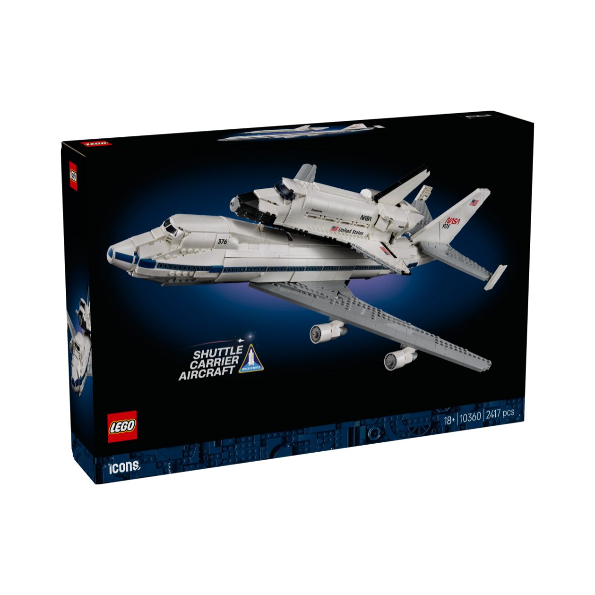 Đồ Chơi Lắp Ráp Máy Bay Vận Chuyển Tàu Con Thoi LEGO ICONS 10360
