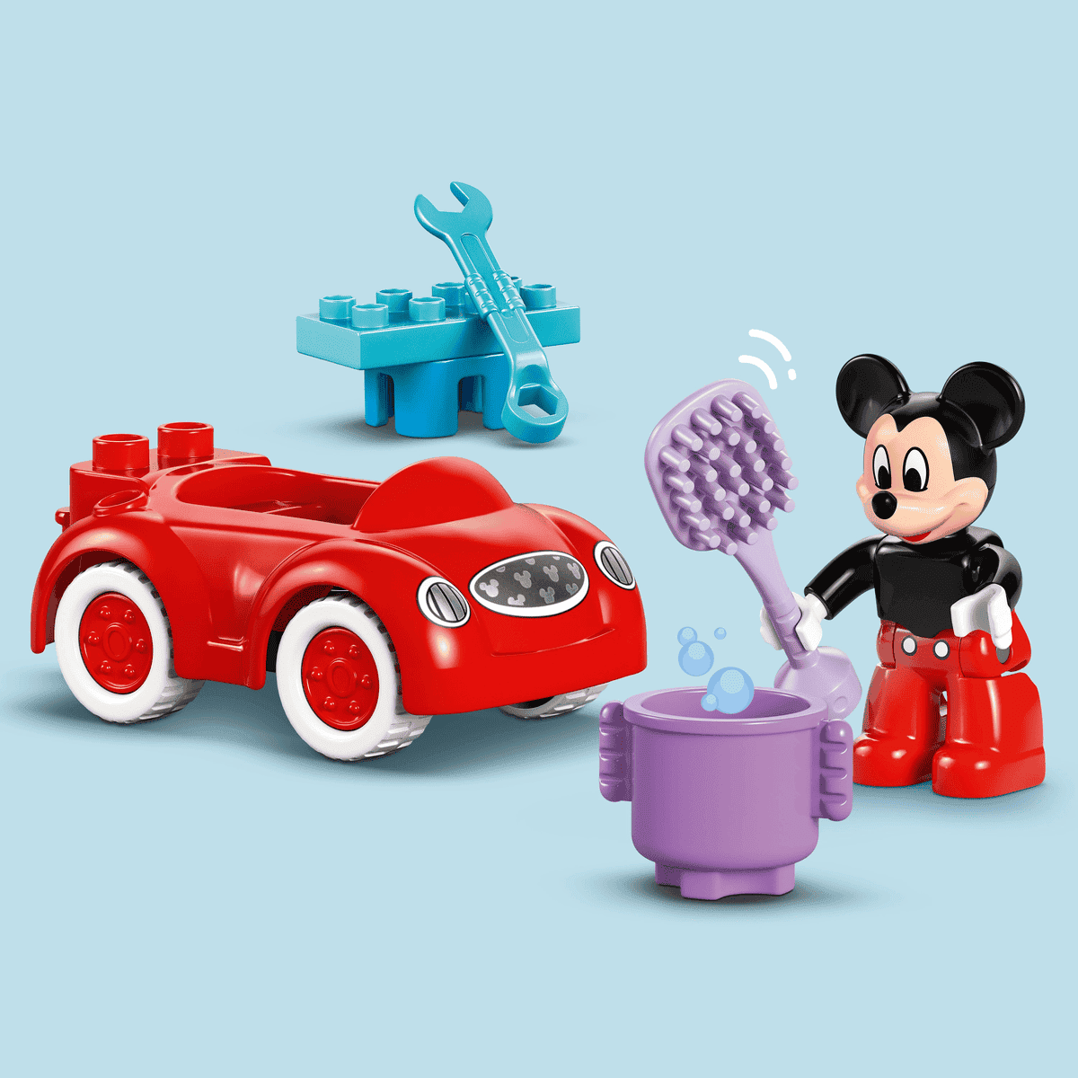 Đồ Chơi Lắp Ráp Nhà Câu Lạc Bộ Mickey Mouse Và Xe Hơi LEGO DUPLO 10454