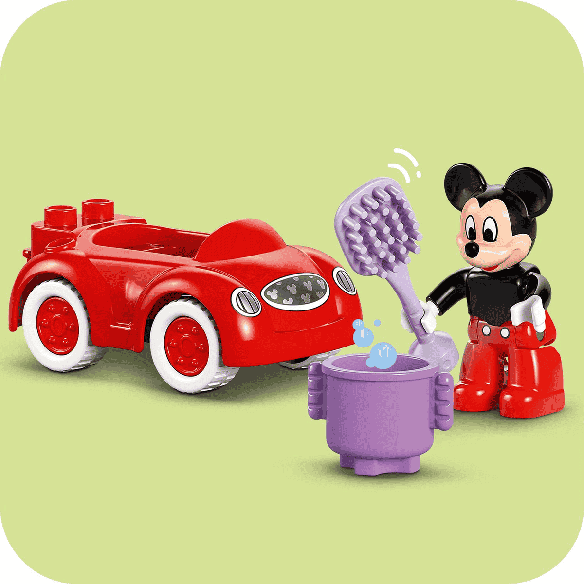 Đồ Chơi Lắp Ráp Nhà Câu Lạc Bộ Mickey Mouse Và Xe Hơi LEGO DUPLO 10454