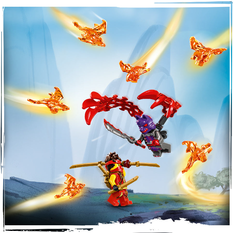 Đồ Chơi Lắp Ráp Rồng Lửa Bóng Đêm Của Kai LEGO NINJAGO 71822 (1716 chi