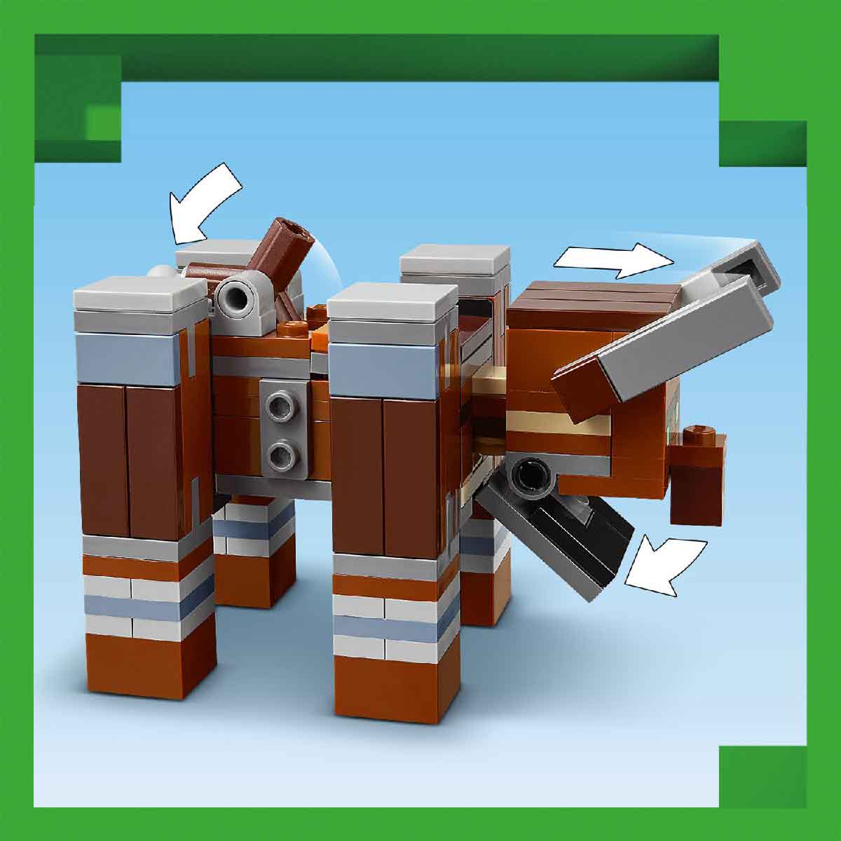 Đồ Chơi Lắp Ráp Trạm Canh Của Kẻ Cướp Và Quái Thú Ravager LEGO MINECRA