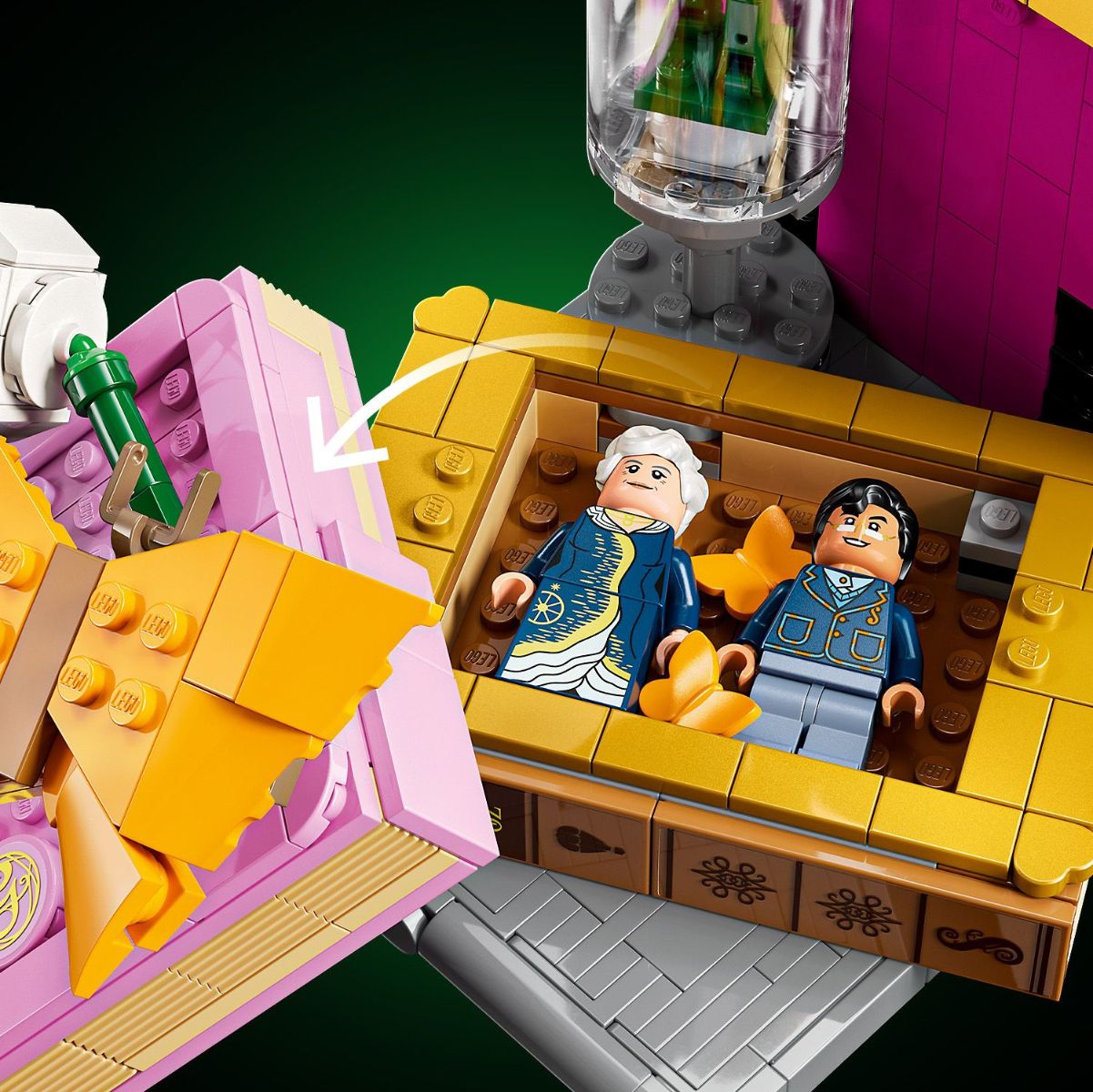 Đồ Chơi Lắp Ráp Trang Trí Kệ Sách Glinda & Elphaba LEGO SEASONS AND OC