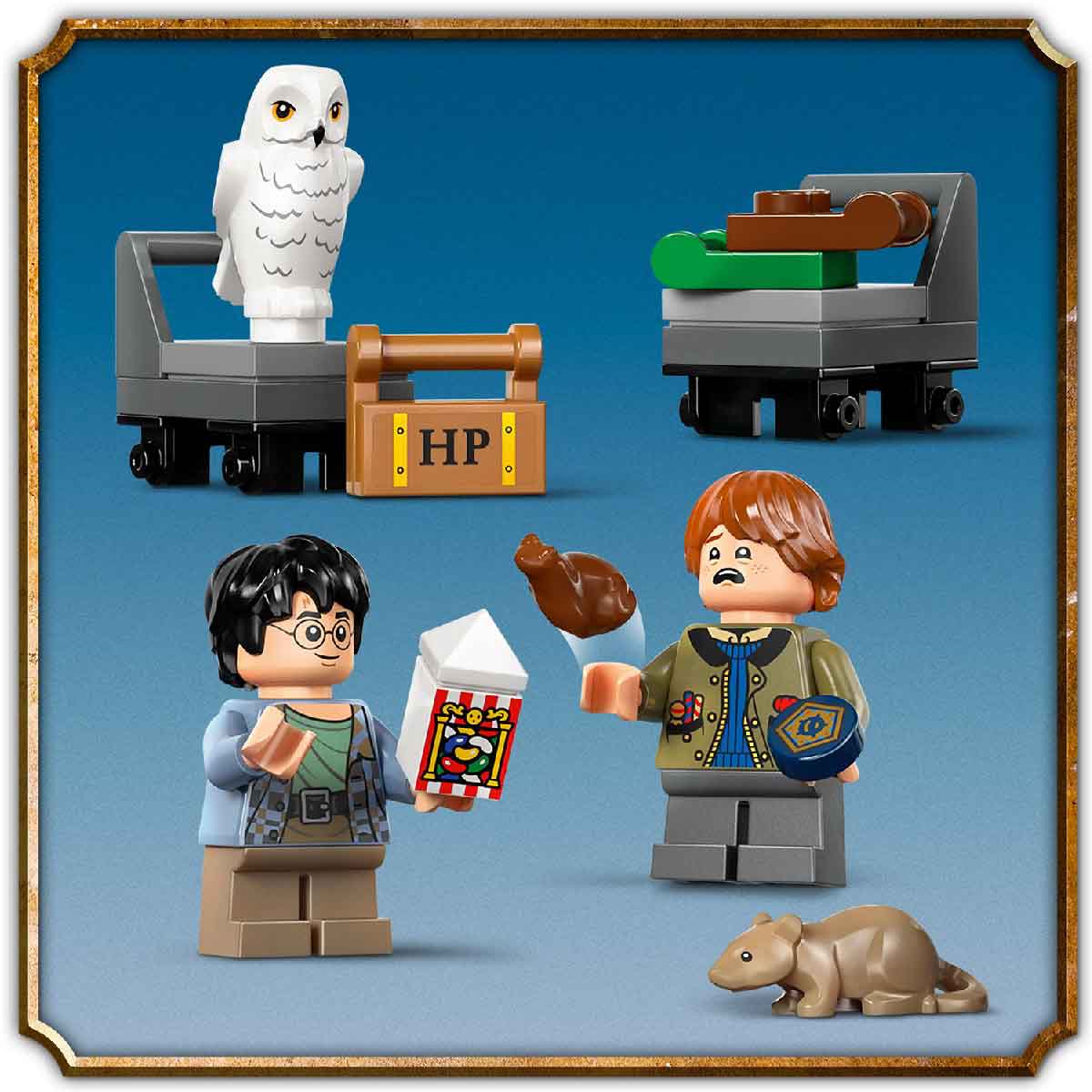 Đồ Chơi Lắp Ráp Trang Trí Kệ Sách: Tàu Tốc Hành Hogwarts LEGO HARRY PO