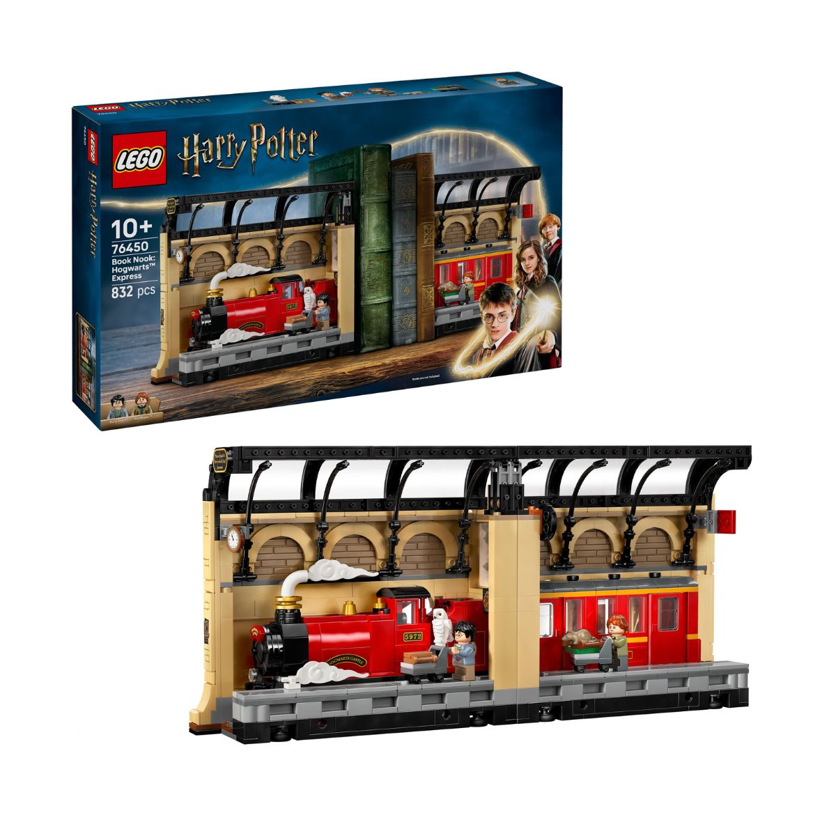 Đồ Chơi Lắp Ráp Trang Trí Kệ Sách: Tàu Tốc Hành Hogwarts LEGO HARRY PO