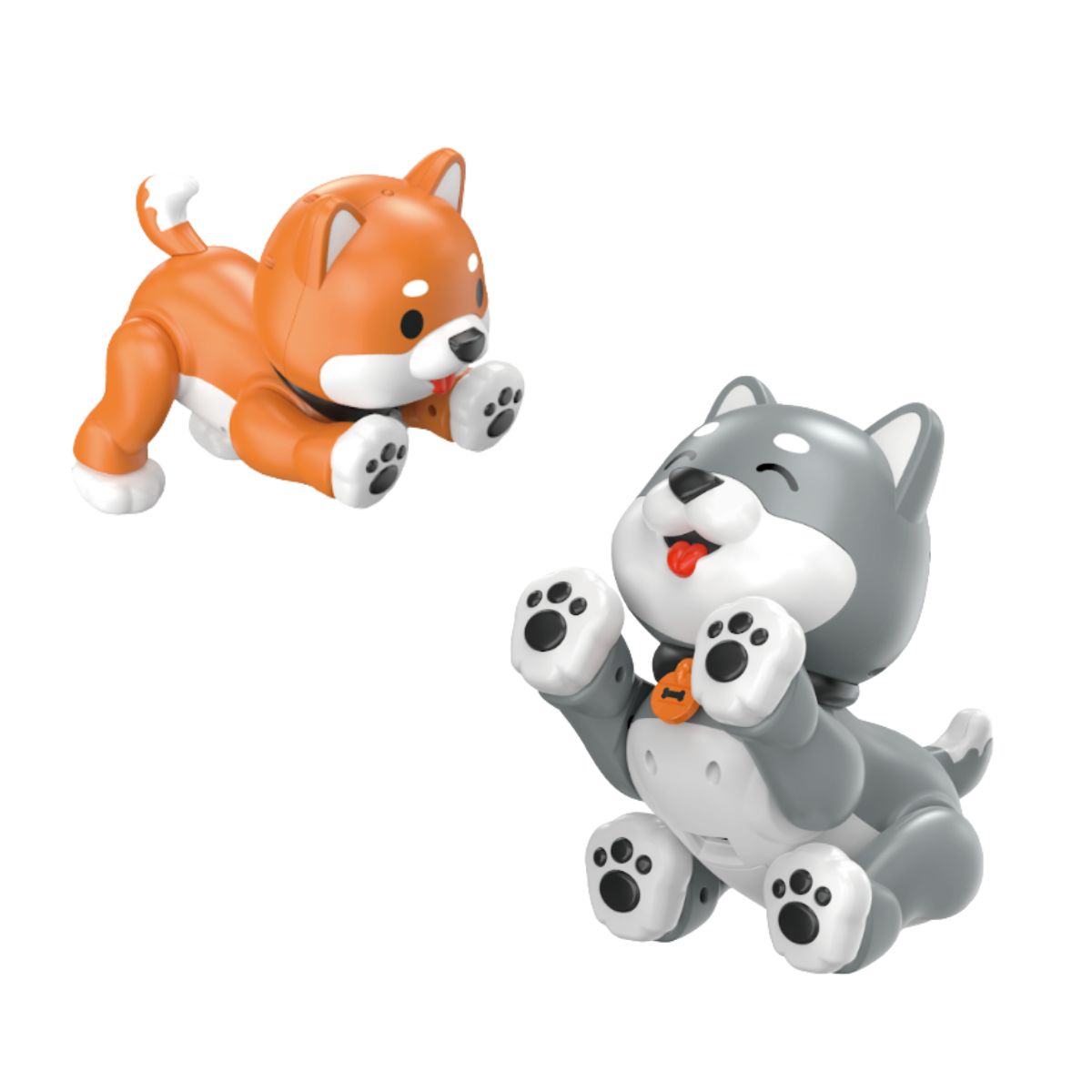 Đồ Chơi Robot Chú Chó Shiba Năng Động Điều Khiển Từ Xa (Nâu) VECTO VTK