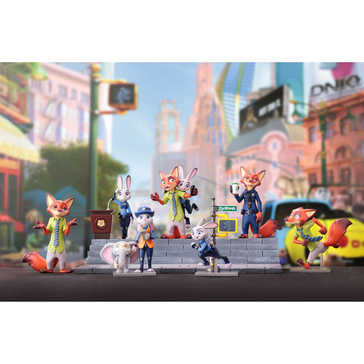Đồ Chơi Mô Hình Disney Zootopia Judy & Nick Story Series Figures TOP T