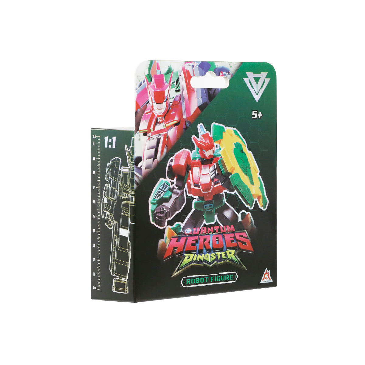 Mô Hình Lắp Ráp Robot Dinoster - Raptor Chyron Kiên Cố DINOSTER EU5808