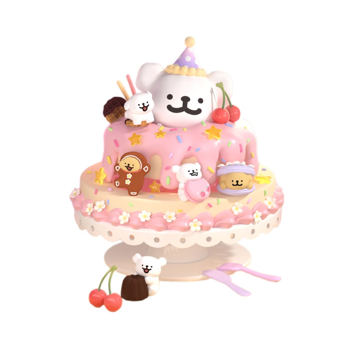 Mô Hình Maltese Sweet Box Series Puppy Face FUNISM MX2084