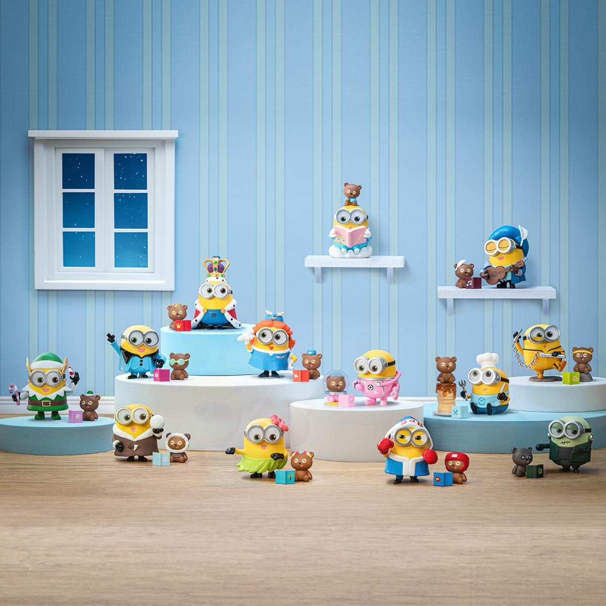 Đồ Chơi Mô Hình Minions Bedtime Stories By Bob And Tim Series Figure P
