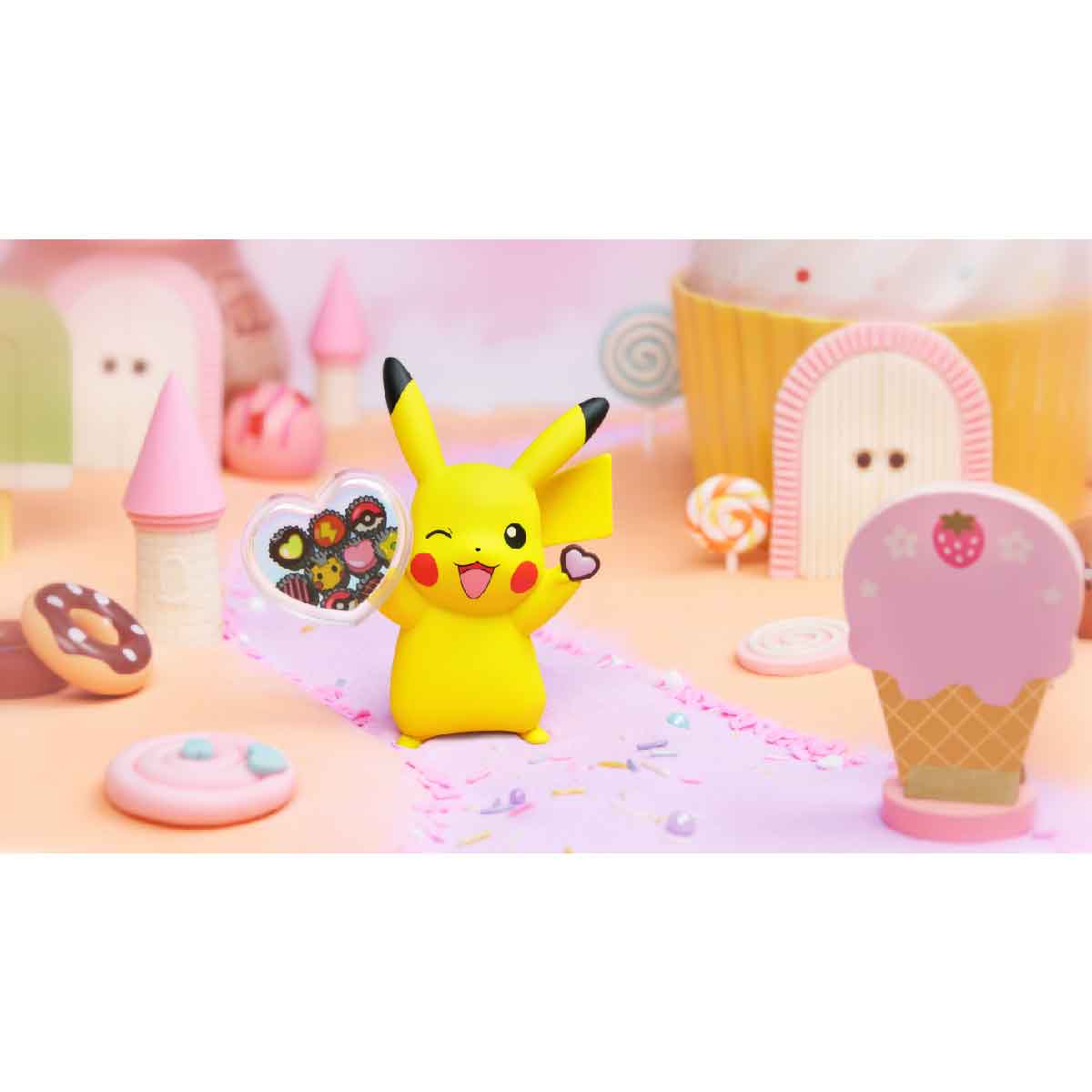 Mô Hình Pikachu Tặng Bạn Chocolate POKEMON TOYS LBW24007