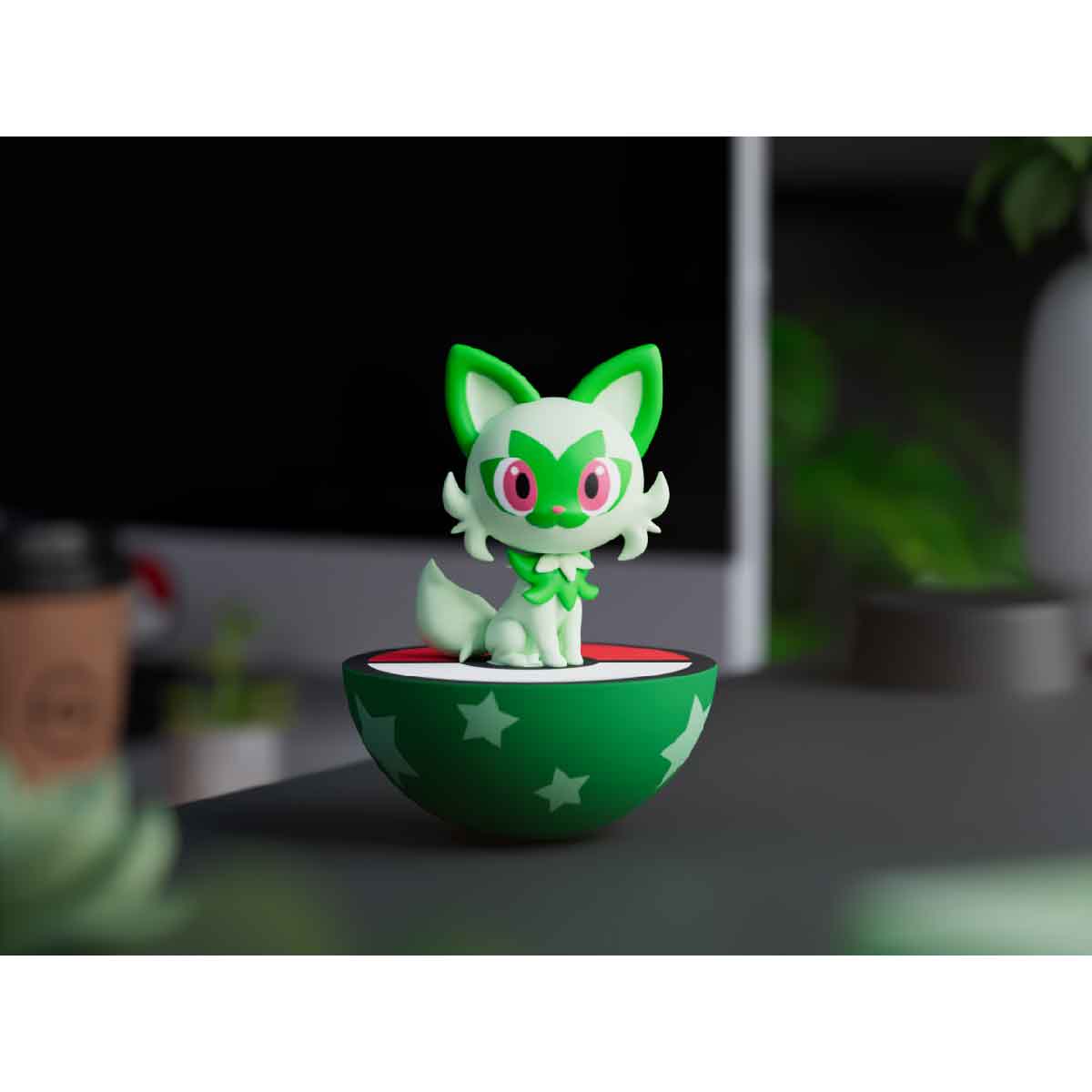 Mô Hình Pokemon Lật Đật - Sprigatito POKEMON TOYS LBW24001