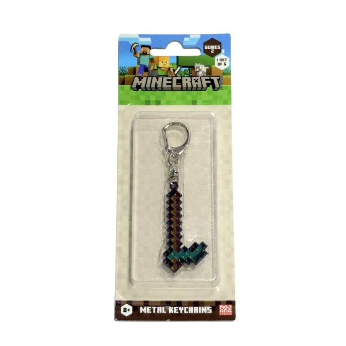 Móc Khóa Minecraft Bằng Kim Loại Series 2 Mẫu 2 MINECRAFT PMI HOE/MC62