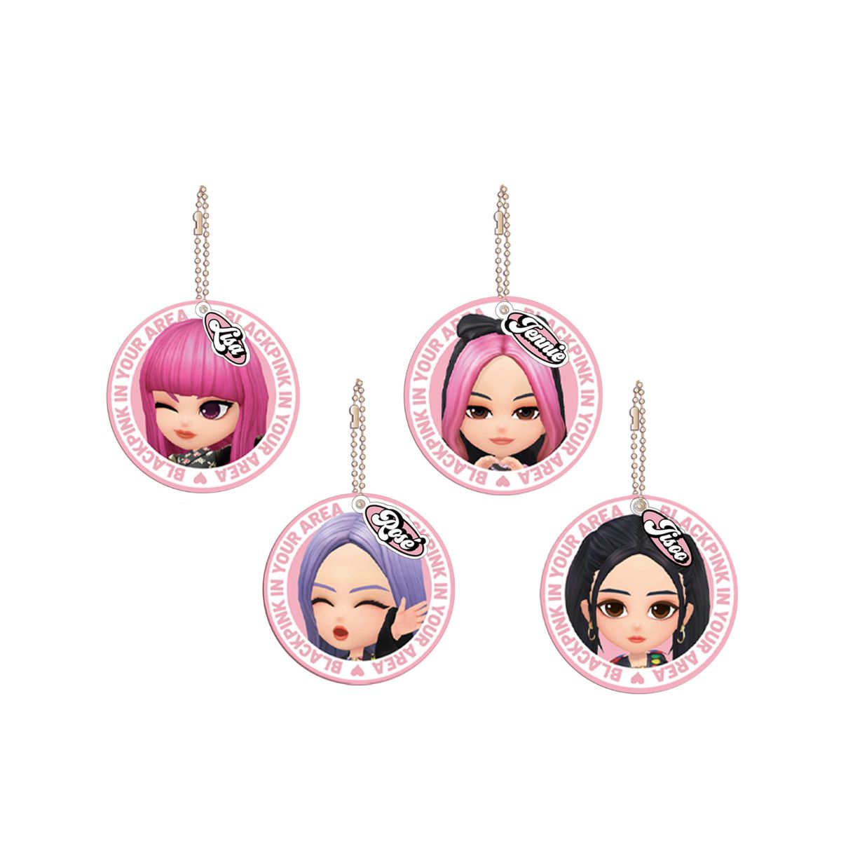 Móc Khoá Trang Trí Kèm Gương BPTG - Lisa BLACKPINK THE GAME BPTG-24030