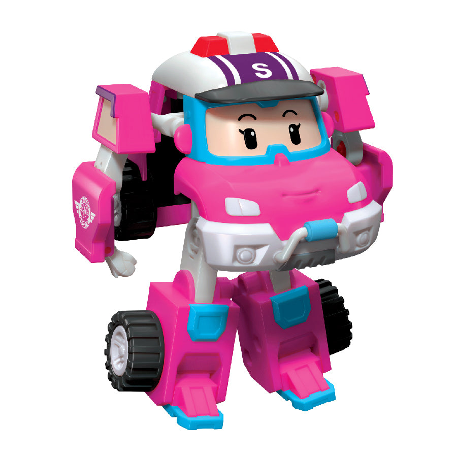 Sandy rescue vehicle transforming robot ROBOCAR POLI MRT0657