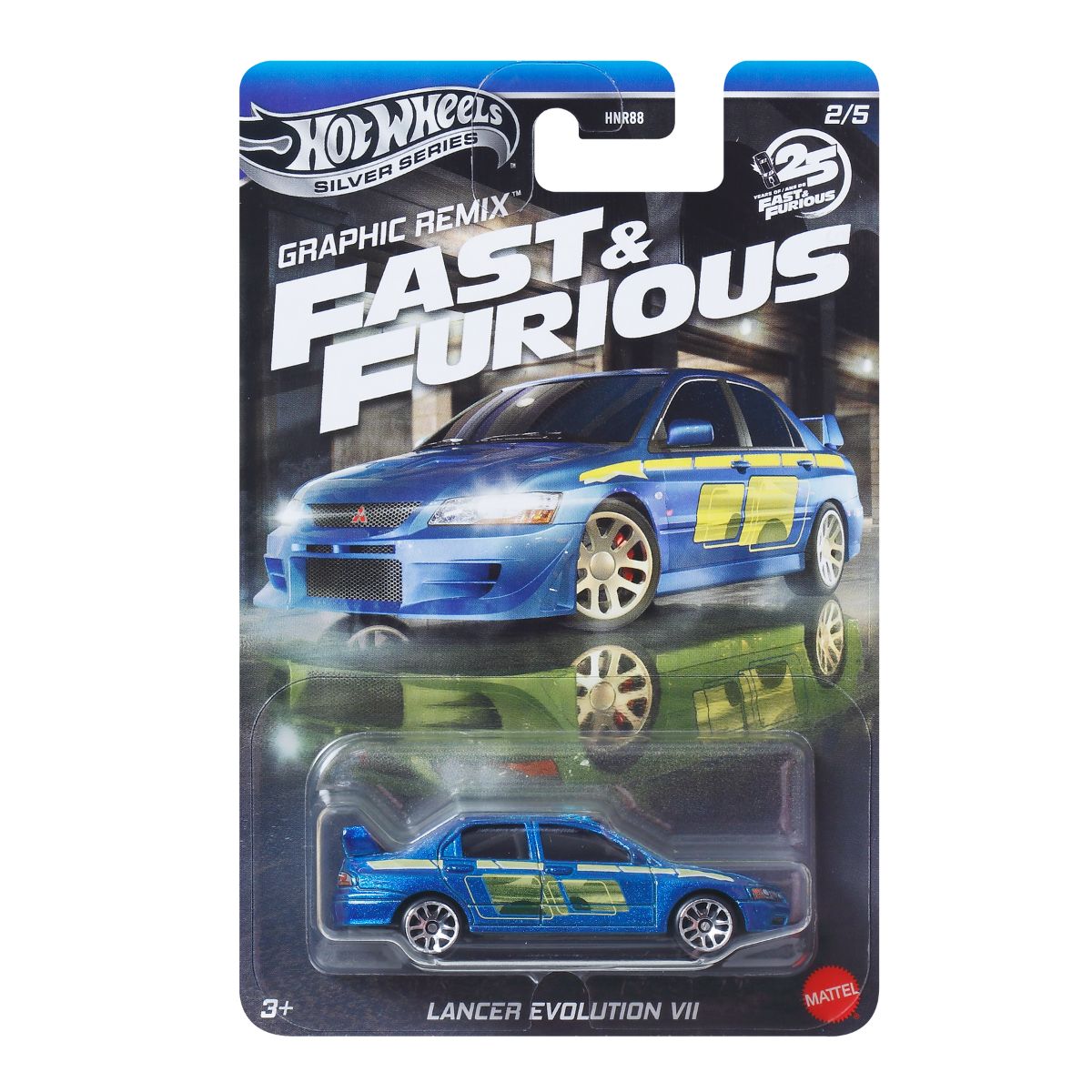 Đồ Chơi Mô Hình Siêu Xe Fast and Furious Lancer Evolution VII HOT WHEE