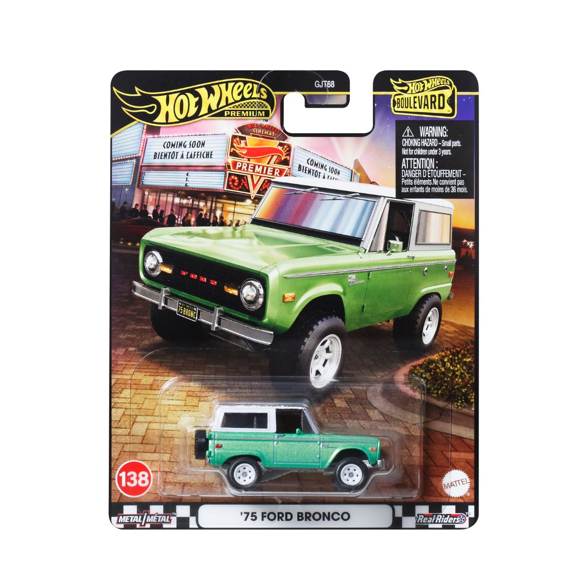 Đồ Chơi Siêu Xe Boulevard - 1975 Ford Bronco HOT WHEELS JBL12/GJT68
