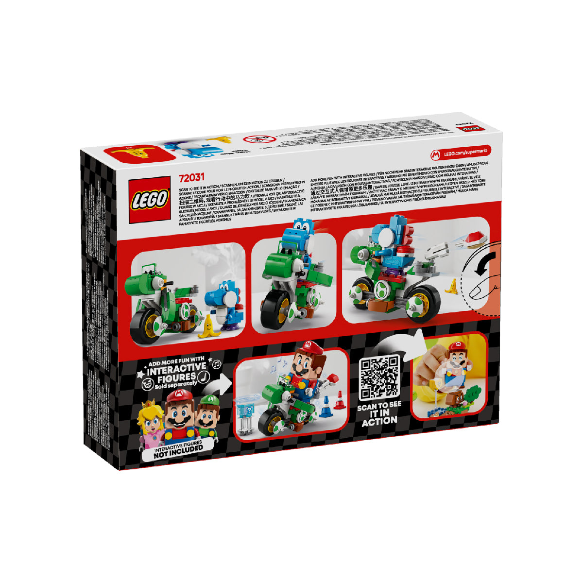 Đồ Chơi Lắp Ráp Xe Đạp Yoshi LEGO SUPER MARIO 72031
