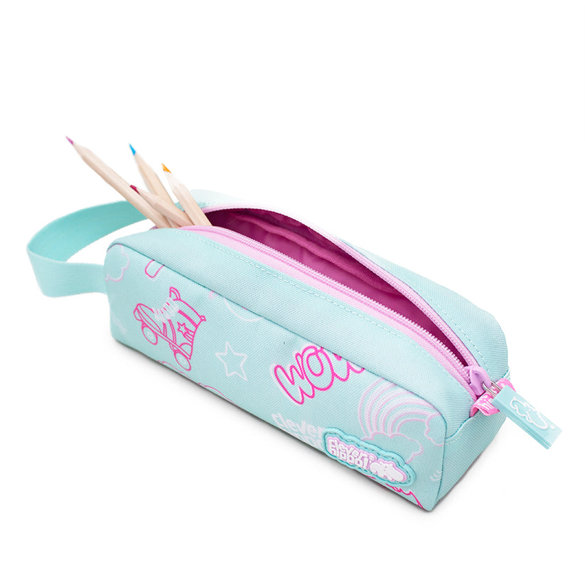 Hộp Bút Classic - Boba Sành Điệu Xanh CLEVER HIPPO HC0106