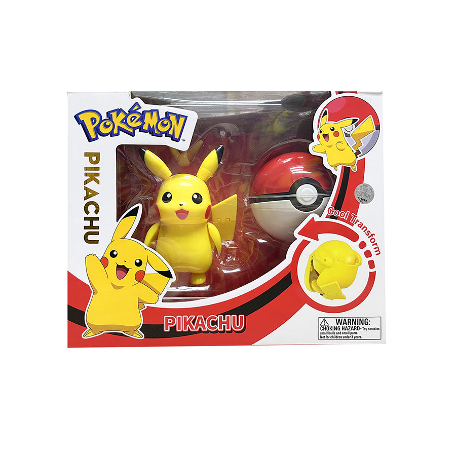 Children's toys Pokemon transforming balls: Pikachu POKEMON TOYS ZC8901E
